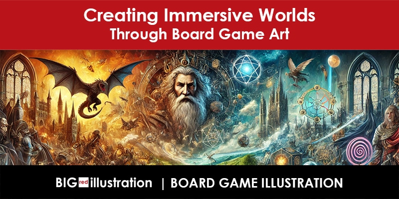Creating Immersive Worlds Through Board Game Art