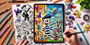 The Evolution of Cartoon Illustration: From Sketches to Digital