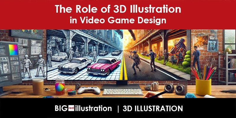The Role of 3D Illustration in Video Game Design