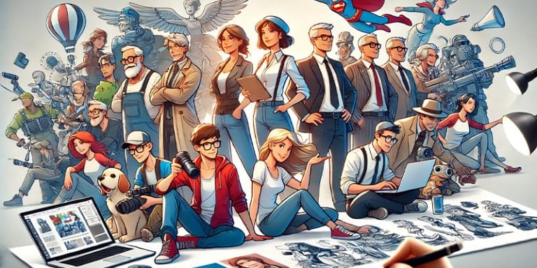 Character Illustration Styles: Cartoon vs. Realistic