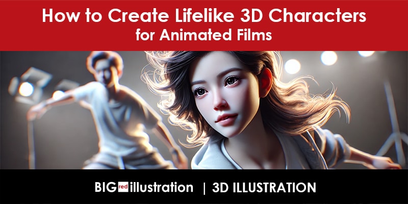 How to Create Lifelike 3D Characters for Animated Films