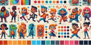 Using Colour to Enhance Character Personality in Illustrations
