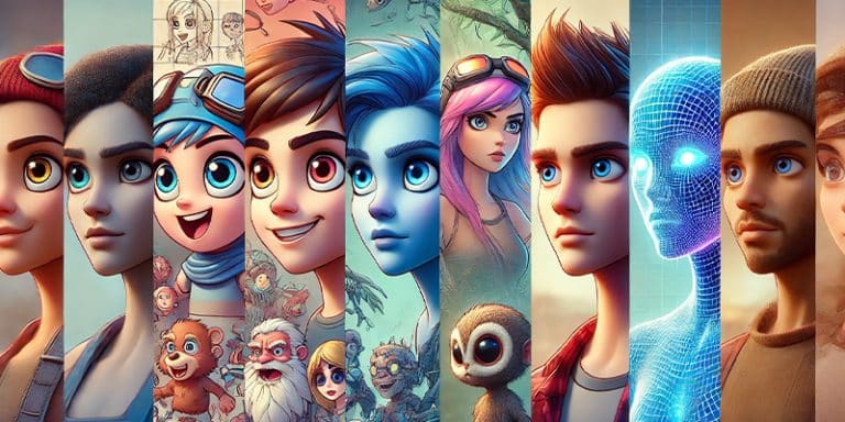 Character Illustration Styles: Cartoon vs. Realistic
